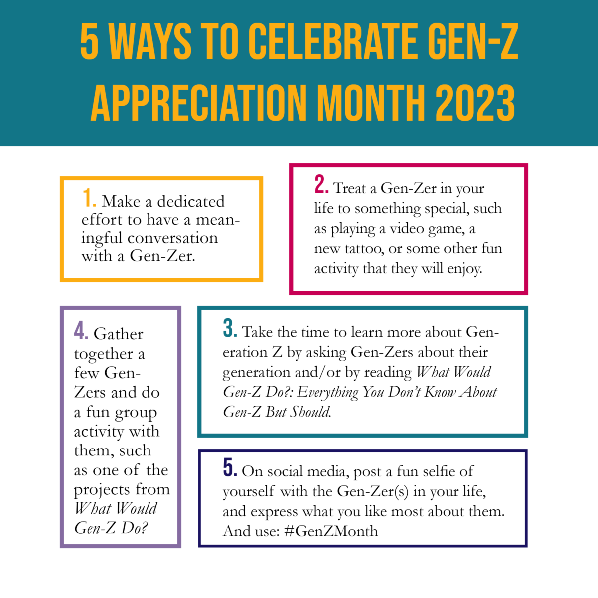 GEN-Z APPRECIATION MONTH! ~ April 2023 - John Schlimm